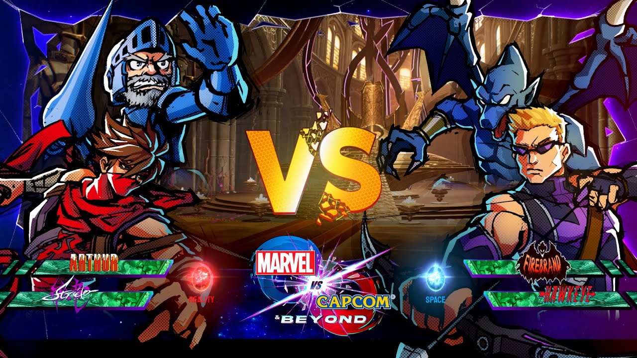 MVCIB | Arthur & Strider Hiryu vs Firebrand & Hawkeye 4K - YouTube