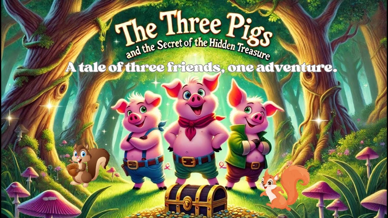 The Three Pigs and the Secret of the Hidden Treasure | A Fun and ...