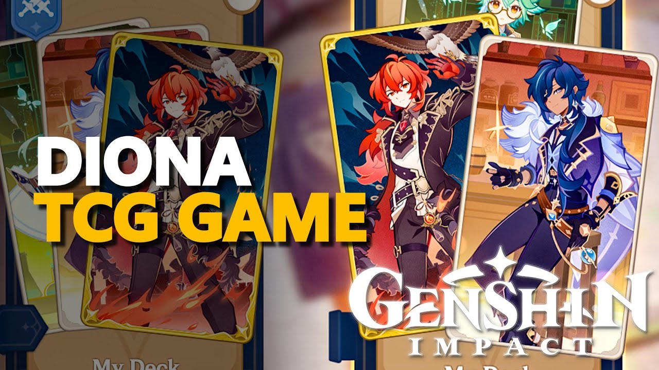 Diona TCG Card Game Genshin Impact - YouTube
