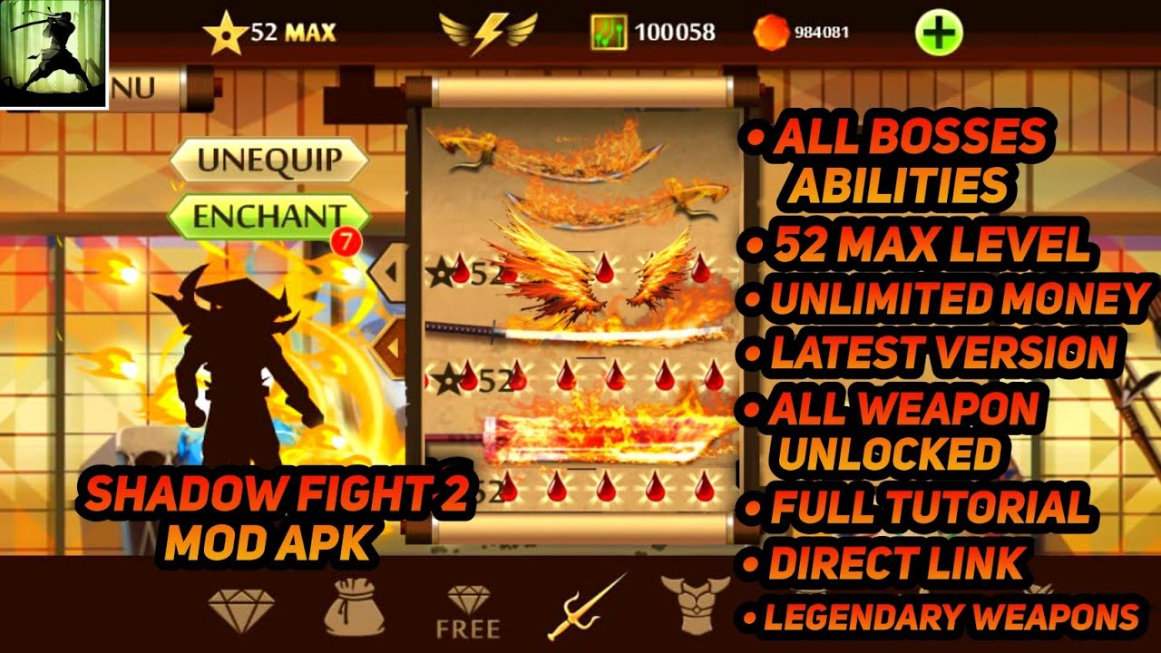 Shadow Fight 2 Mod Apk Terbaru 2023 Apk V2.28.0 No Password & Unlimited ...