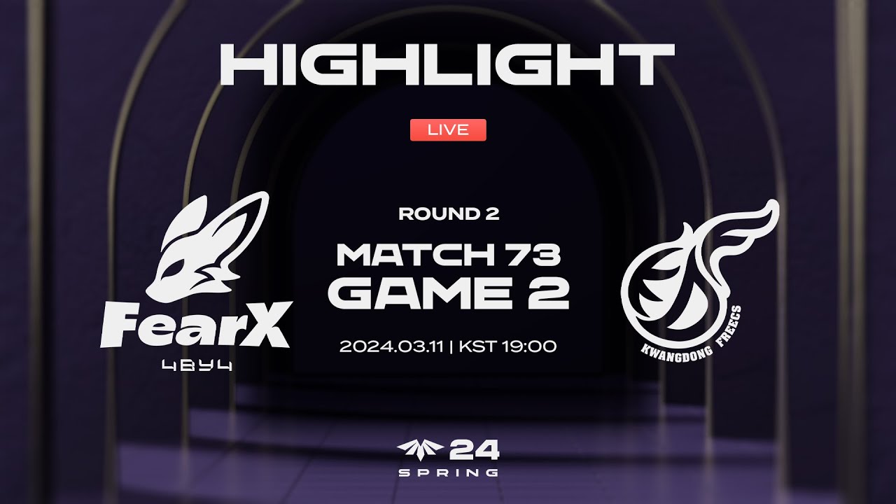 FOX vs. KDF 게임2 하이라이트 | 03.11 | 2024 LCK CL 스프링 스플릿 - YouTube