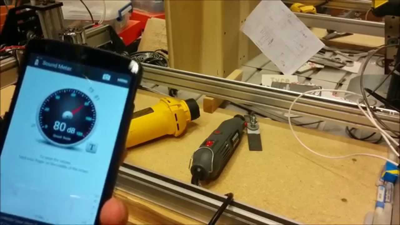 ShapeOko Spindle Sound Comparison ***Loud Sound Warning*** - YouTube