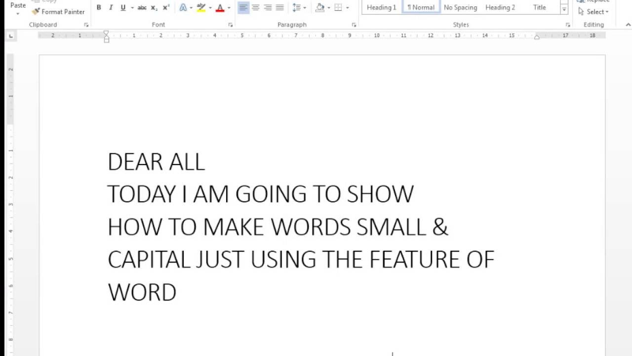 How To Make Capital Or Small Letter In Word By Word Feature YouTube how-to-make-capital-or-small-letter-in-word-by-word-feature-youtube