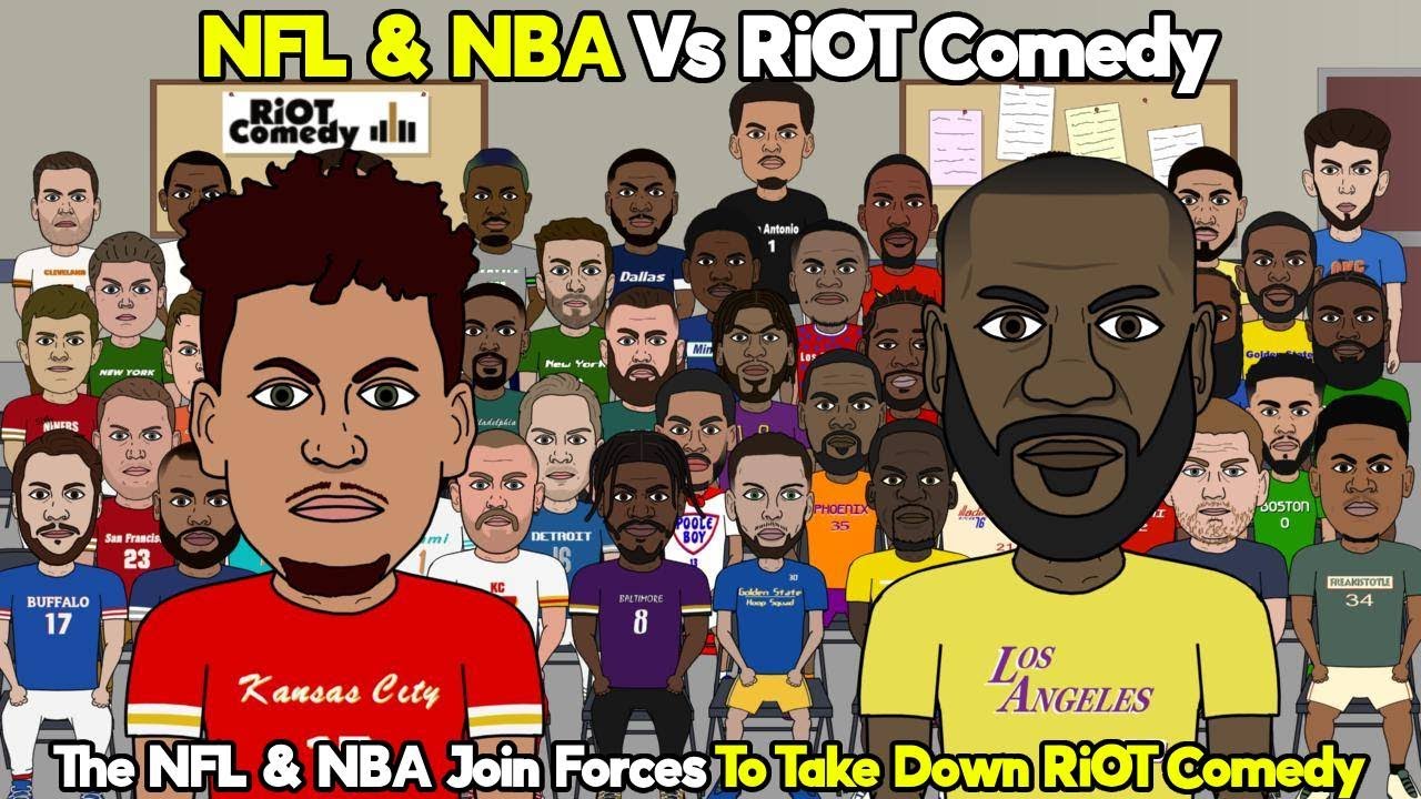 The NFL & NBA Vs RiOT Comedy - YouTube