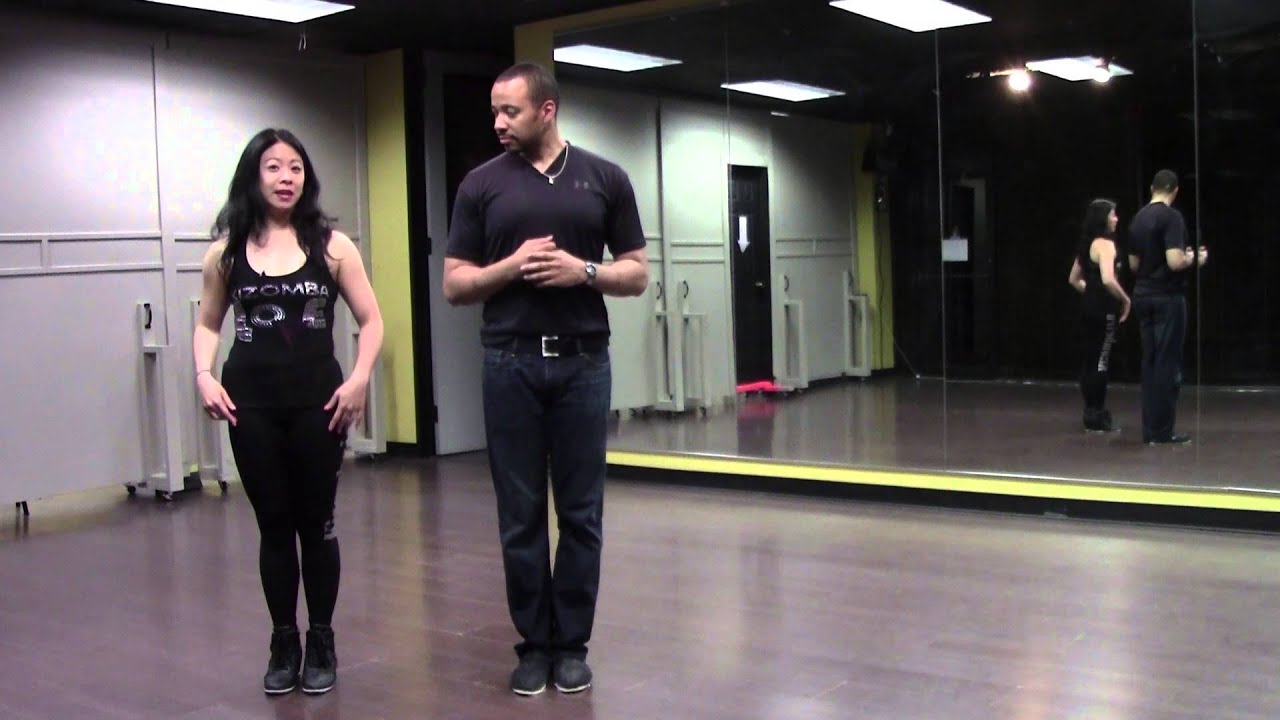 Kizomba Harmony Tutorial- Basic 2 by Monica Kay and Billy - YouTube