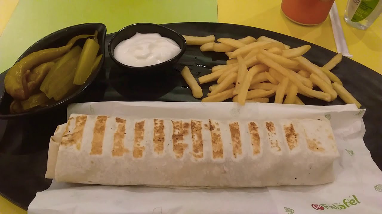 Chicken Shawarma in Saj wrap Dubai UAE - YouTube