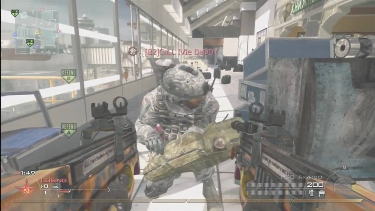 Tutorial on How To Riot Shield Boost in MW2 - YouTube