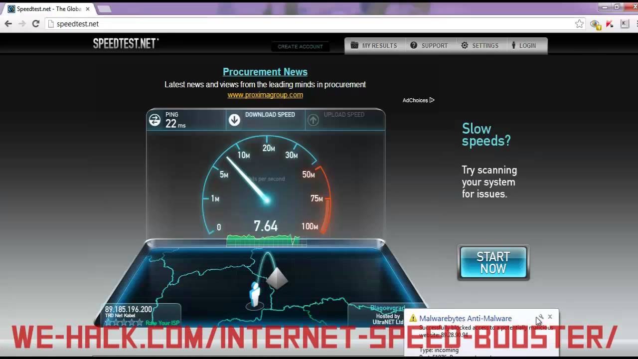 Internet Speed Booster - July 2014 - YouTube