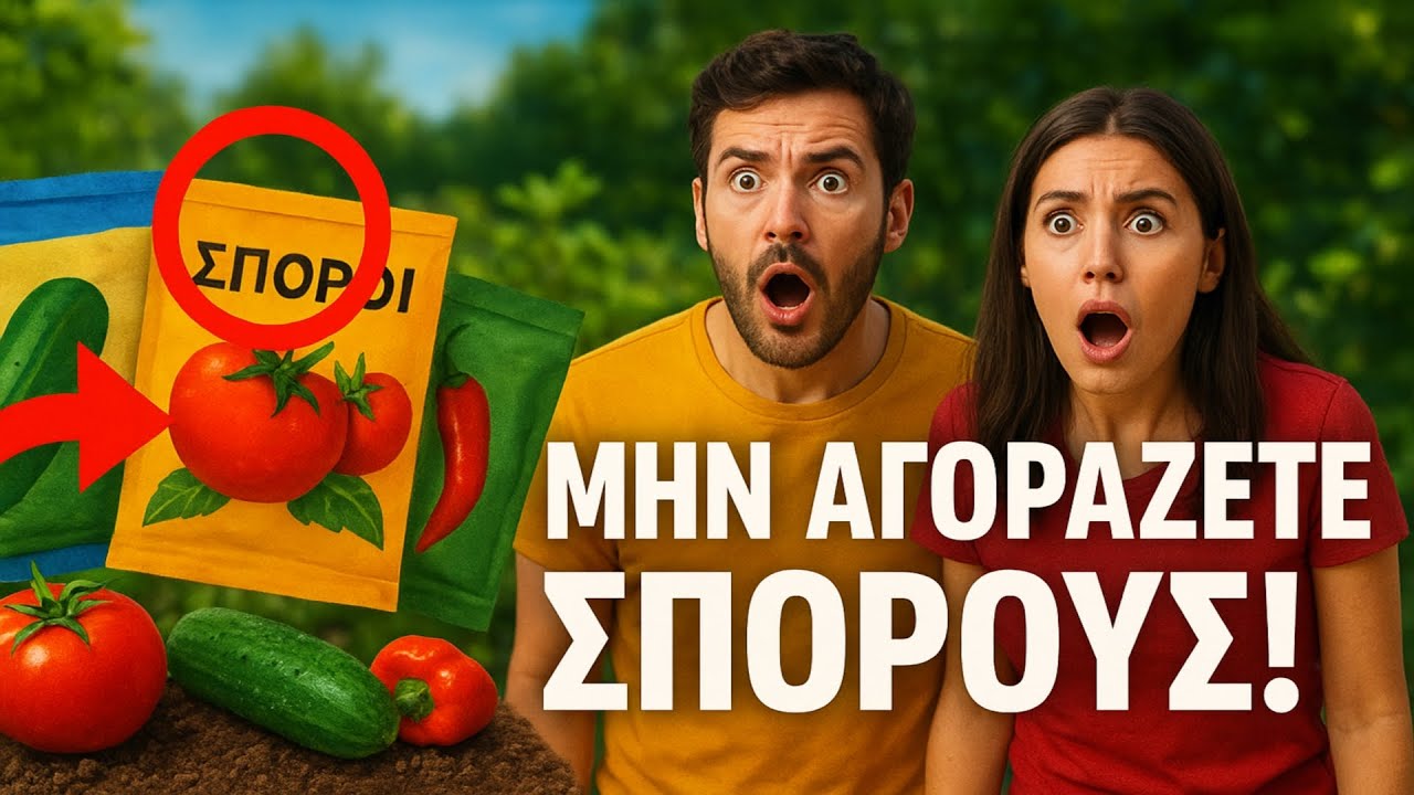 ΜΗΝ ΑΓΟΡΑΖΕΤΕ ΣΠΟΡΟΥΣ! Ένα μυστικό που σας κρύβουν τα φυτώρια. - YouTube