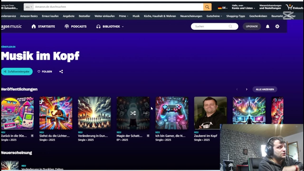 🚀 Meine Songs sind auf Spotify & Co verfügbar! Hört rein! 🎧 - YouTube