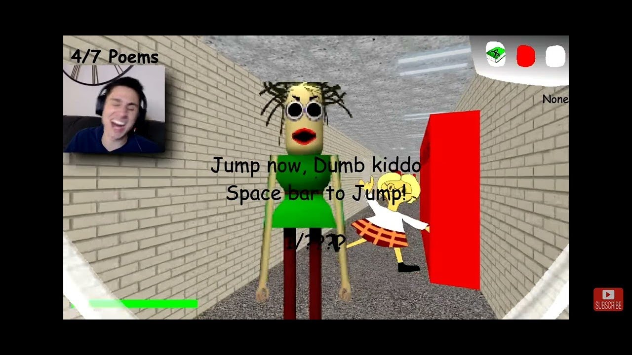 tfg baldi jumpscare reaction part 2 - YouTube