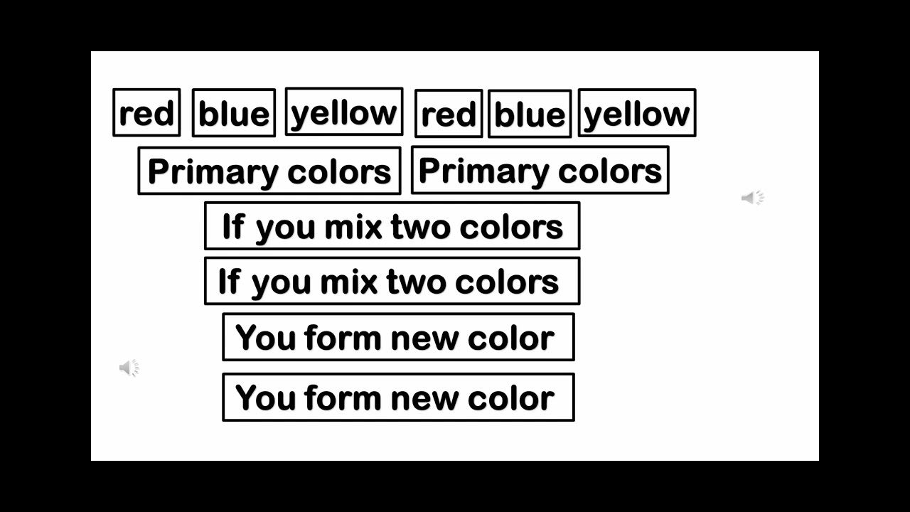 Primary and Secondary Colors Song - YouTube