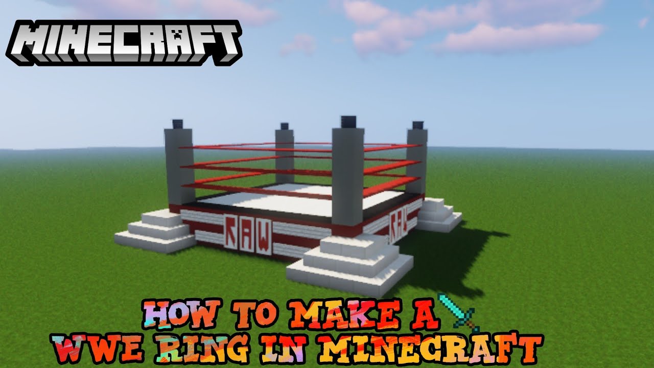 How to make a WWE Ring in Minecraft | WWE | - YouTube