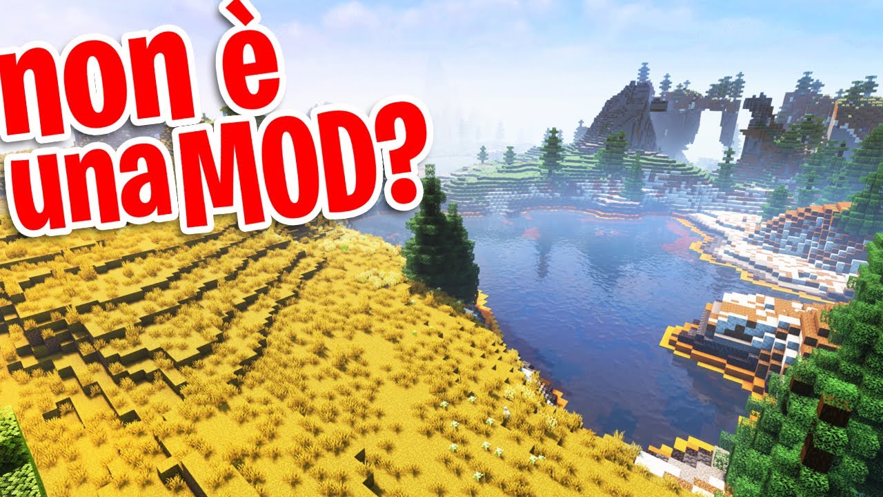 NUOVI BIOMI per MINECRAFT 1.17 e 1.18 - Minecraft ITA MOD - YouTube