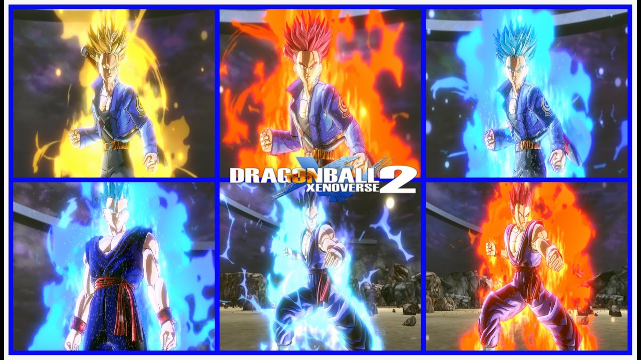 DBXV2 Csuctom Characters Mod | Master & Disciple Pack (Gohan & Trunks ...