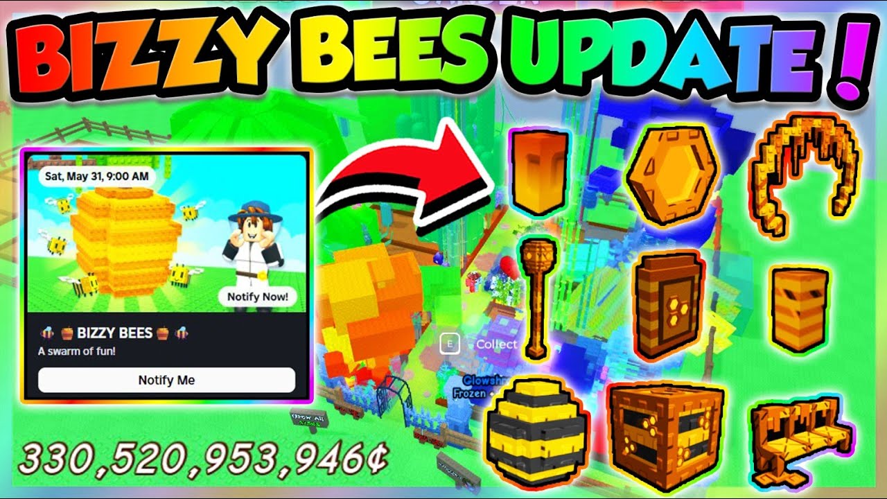 (🔴LIVE) 🐝BIZZY BEES UPDATE in GROW A GARDEN!! (Roblox) - YouTube