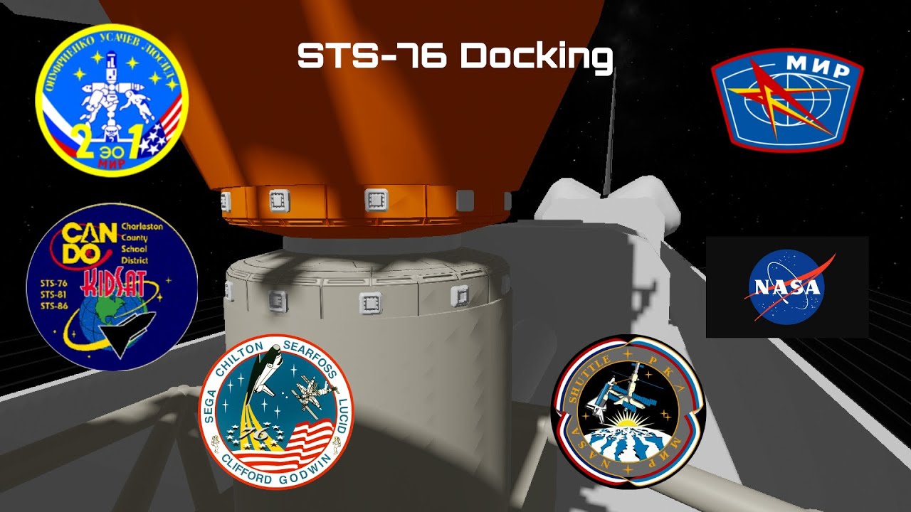 STS-76 Docking | Shuttle-Mir Missions | Space Shuttle Missions | Ced ...