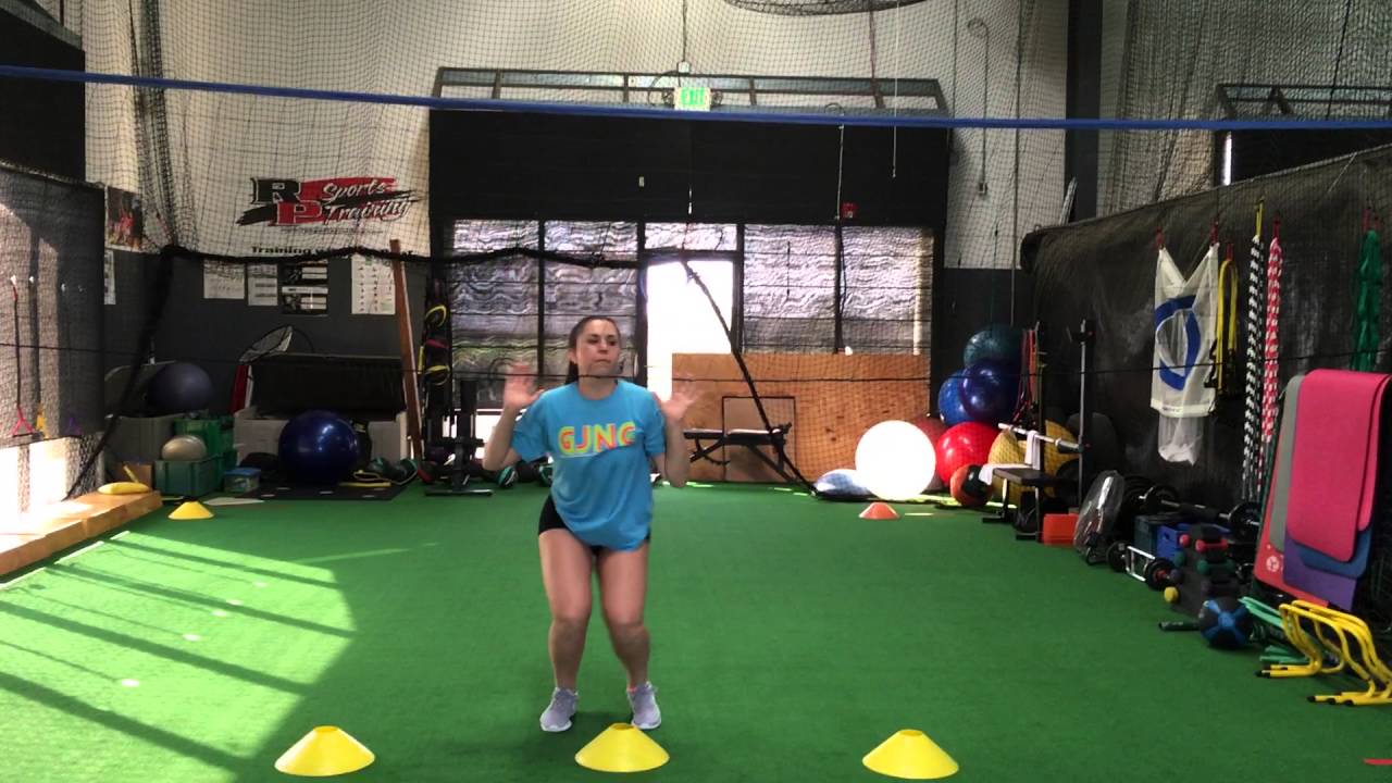 Jump and Block side steps - YouTube