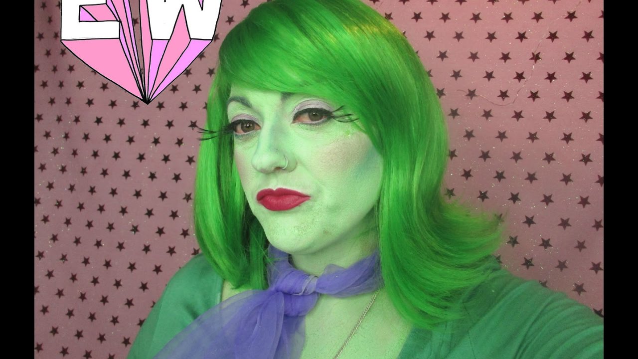 Inside out Disgust Makeup Tutorial - YouTube