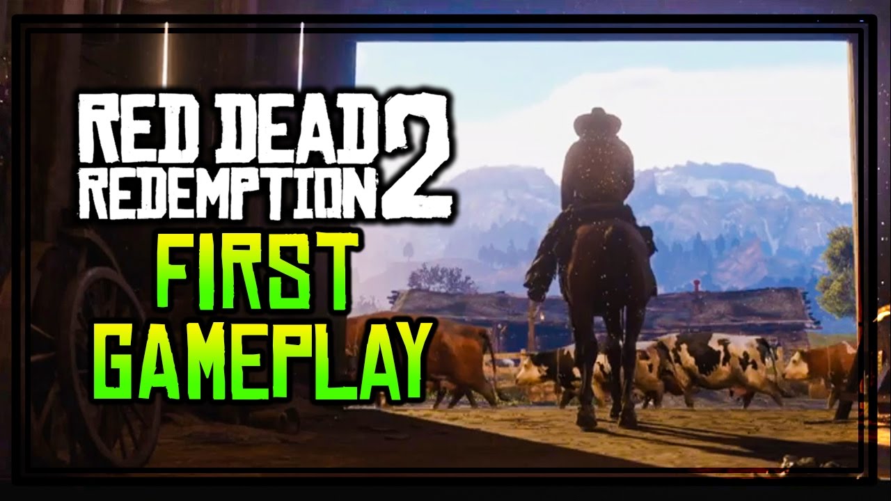 RED DEAD REDEMPTION 2 FIRST GAMEPLAY + INITIAL REACTIONS! (RDR2 ...