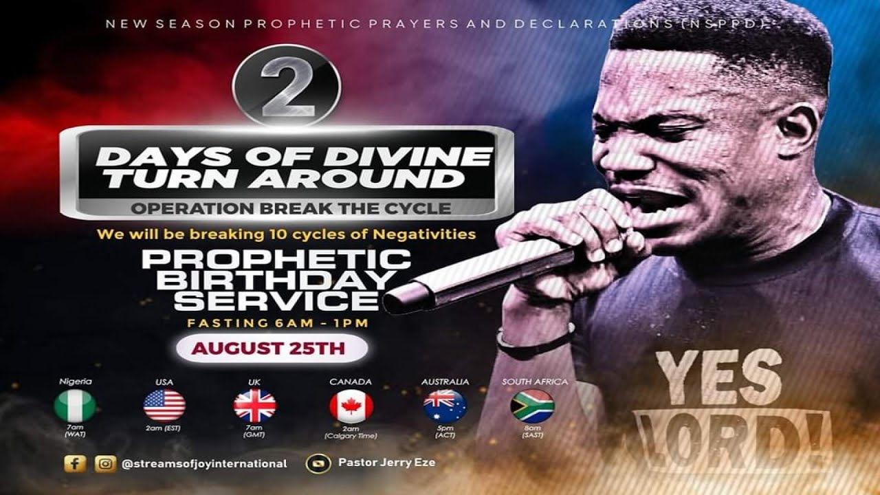 2 DAYS OF DIVINE TURNAROUND [PROPHETIC BIRTHDAY SERVICE] || NSPPD ...
