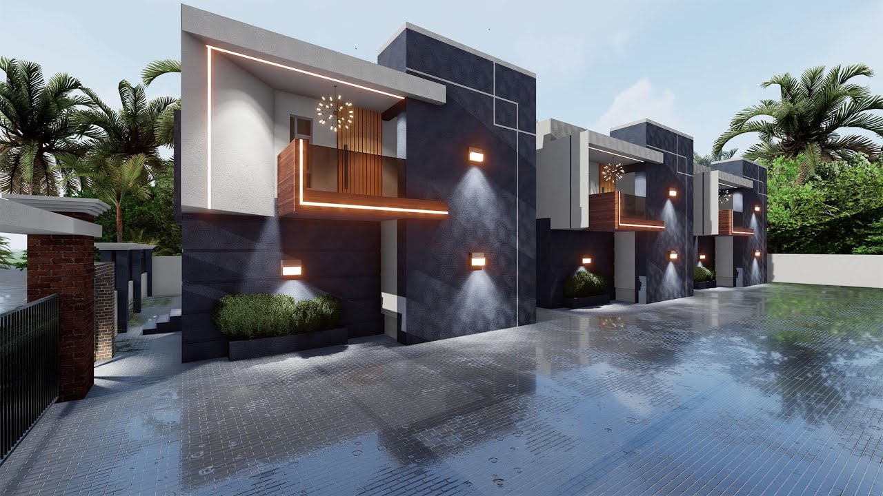 Luxury homes. 2 plots, 3 2-bedroom and parlor, 6 1-bedroom and parlor ...
