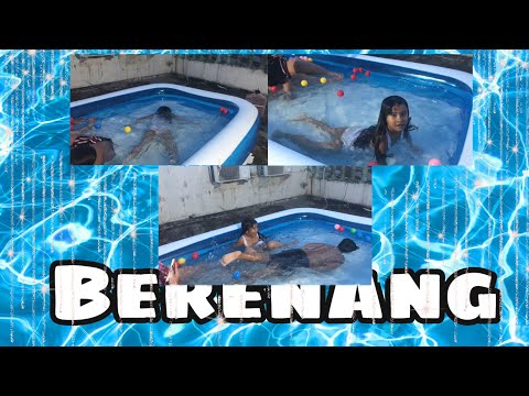 Vlog 1 // berenang di rumah tante // challenge