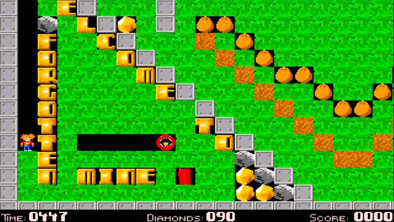 AMIGA Forgotten Mine 1 ECS By Damir Arh BOULDERDASH ENGINE AND ALSO ...