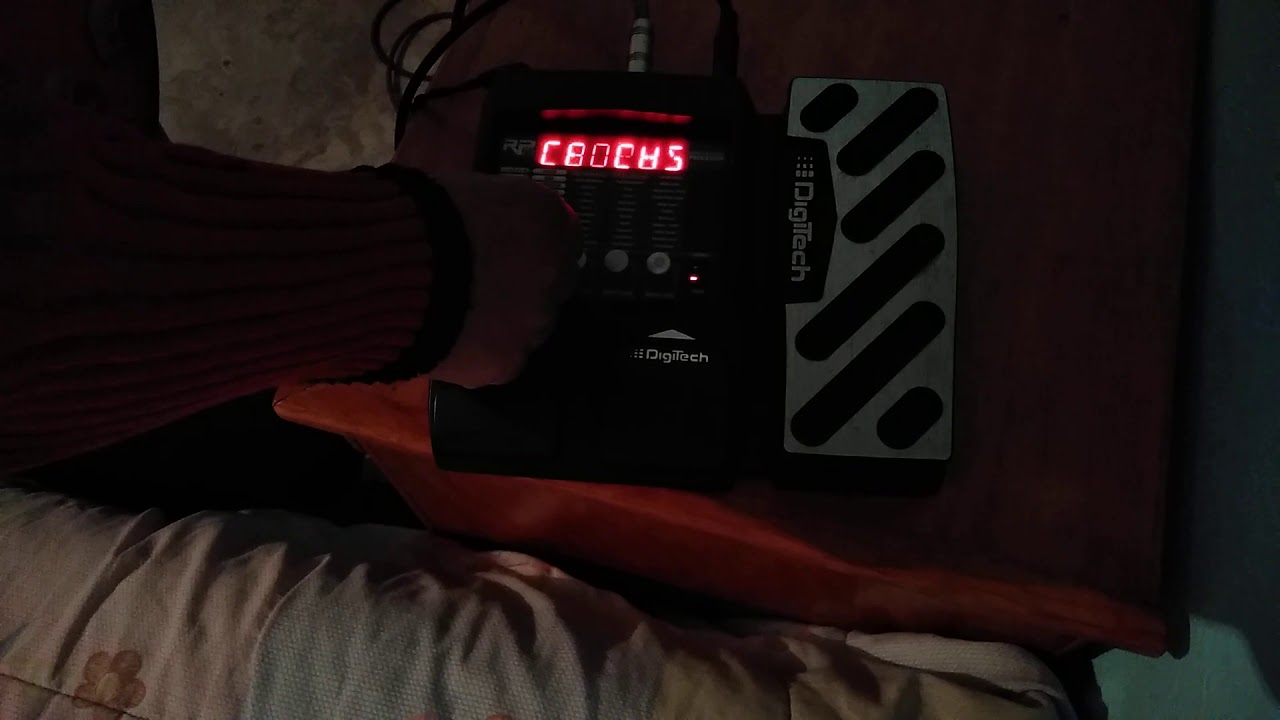 Como editar preset chorus en Digitech Rp 255 - YouTube