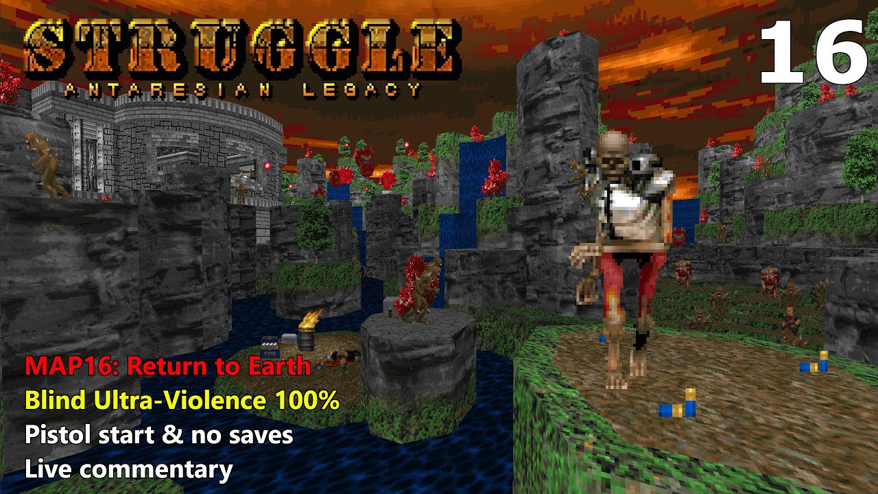 Doom II: Struggle - Antaresian Legacy - MAP16: Return to Earth - Blind ...