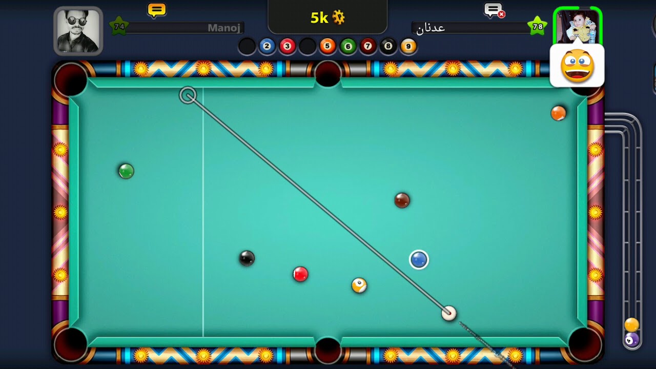 9 ball nice shot - YouTube