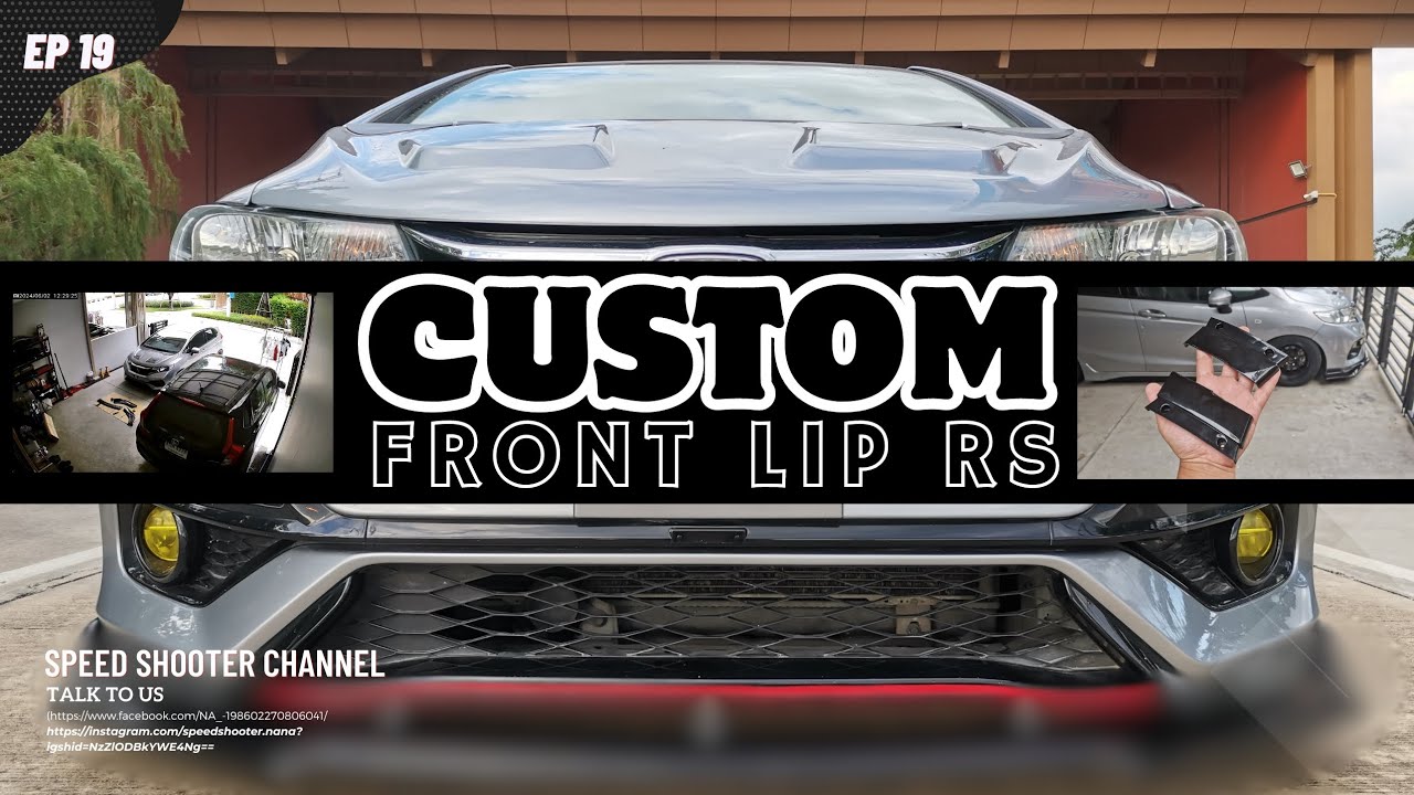 Honda Jazz GK : Custom Front Lip Jazz rs : คัสต้อมลิ้นหน้าแจ๊สอาเอส 1 ...