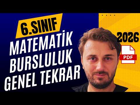 Bursluluk Sınavı  | 6. Sınıf Matematik Genel Tekrar | Bursluluk Kampı 2026