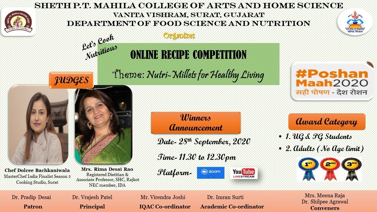 ONLINE RECIPE COMPETITION - YouTube