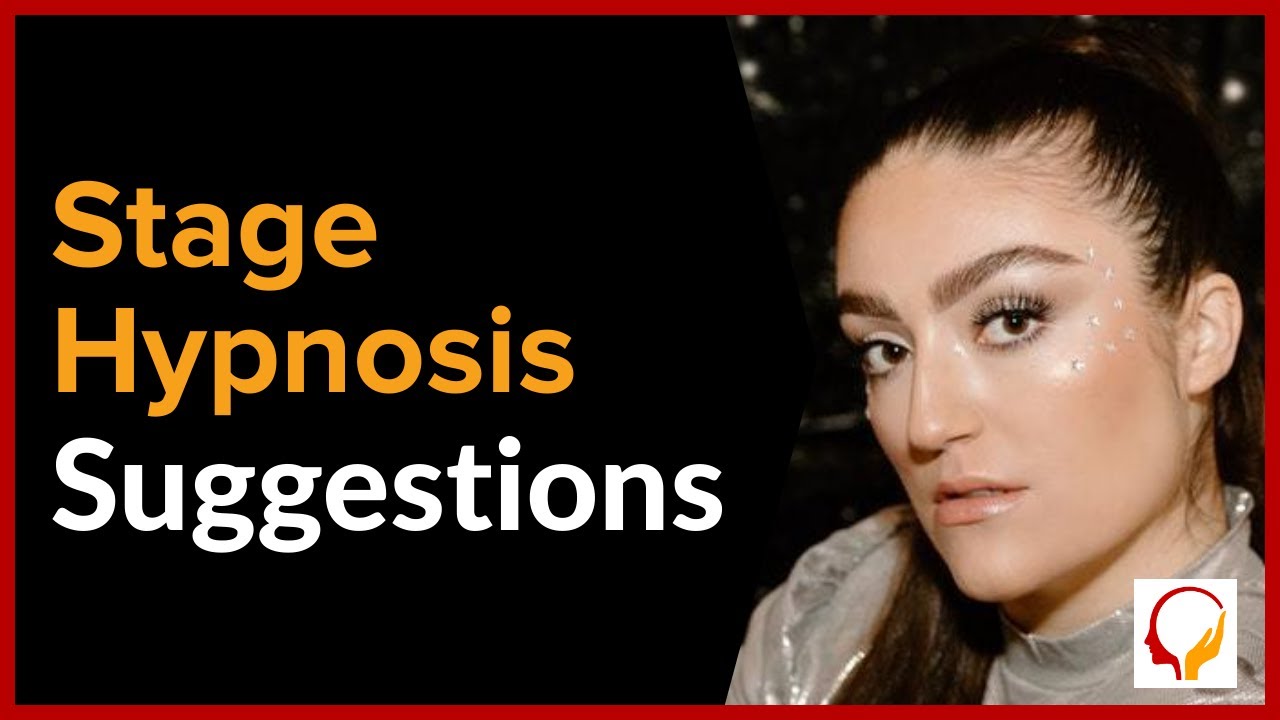 Stage Hypnosis Show--Core Suggestions - YouTube