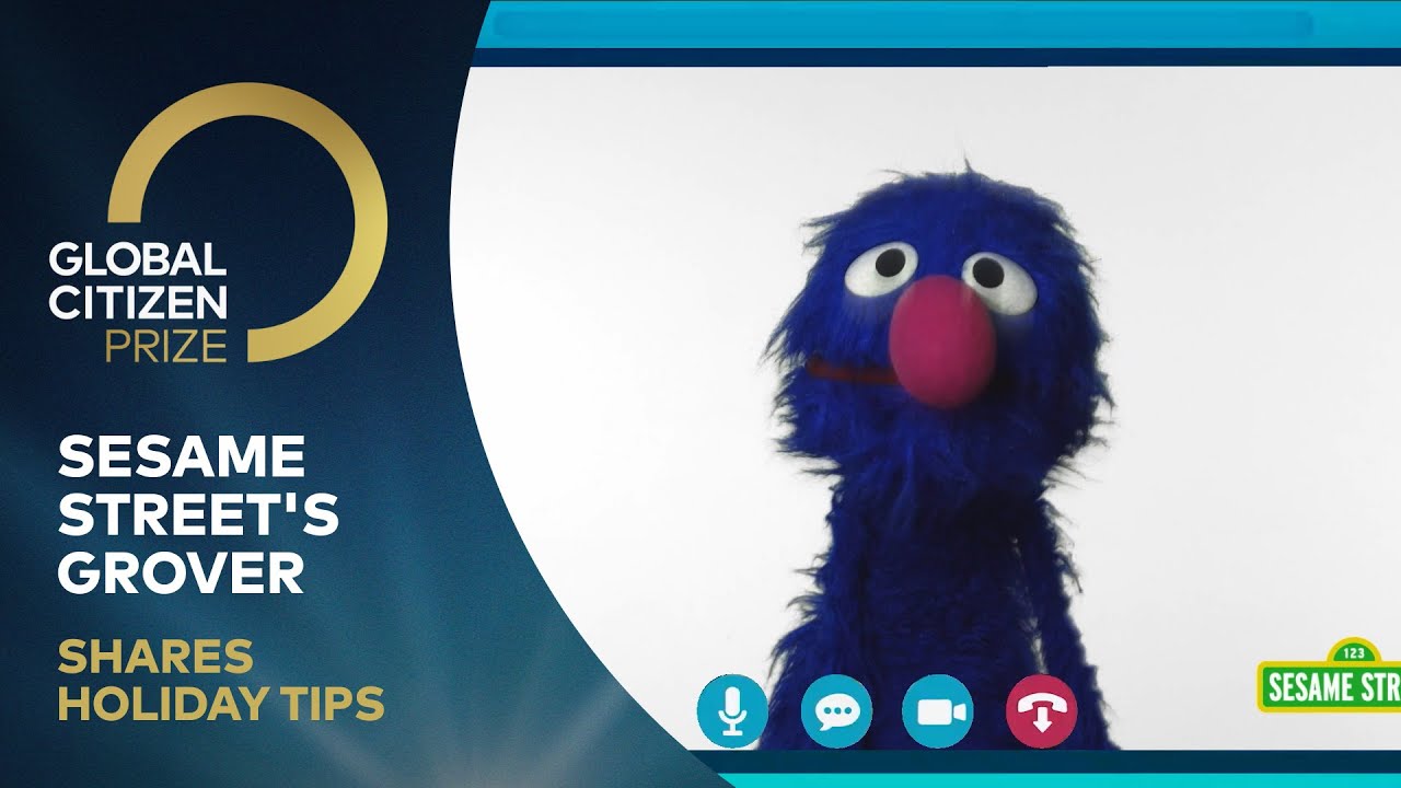 Sesame Street's Grover Shares Holiday Tips | Countdown to the Prize ...