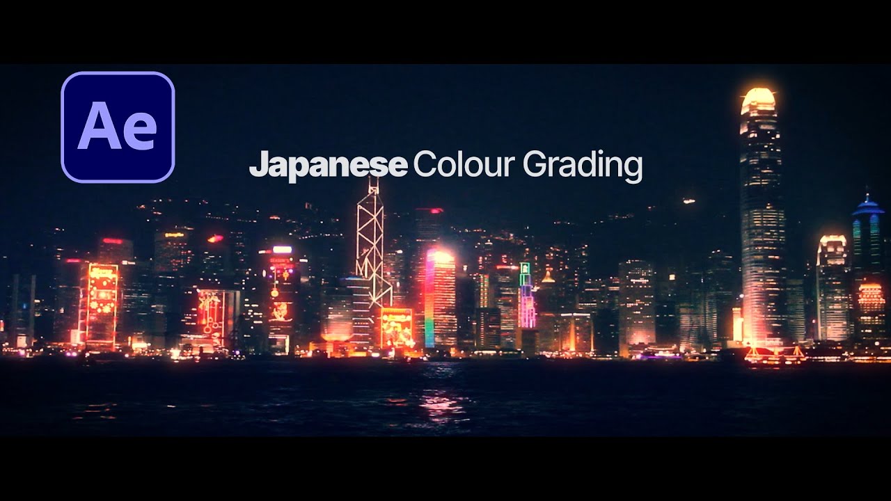 🏮 Warm and Glowing - Do "Japanese Colour Grading" in After Effects ...