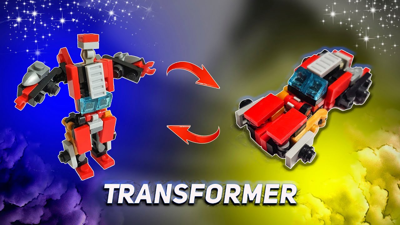 How to make a Transformer out of simple Lego parts\Как сделать ...