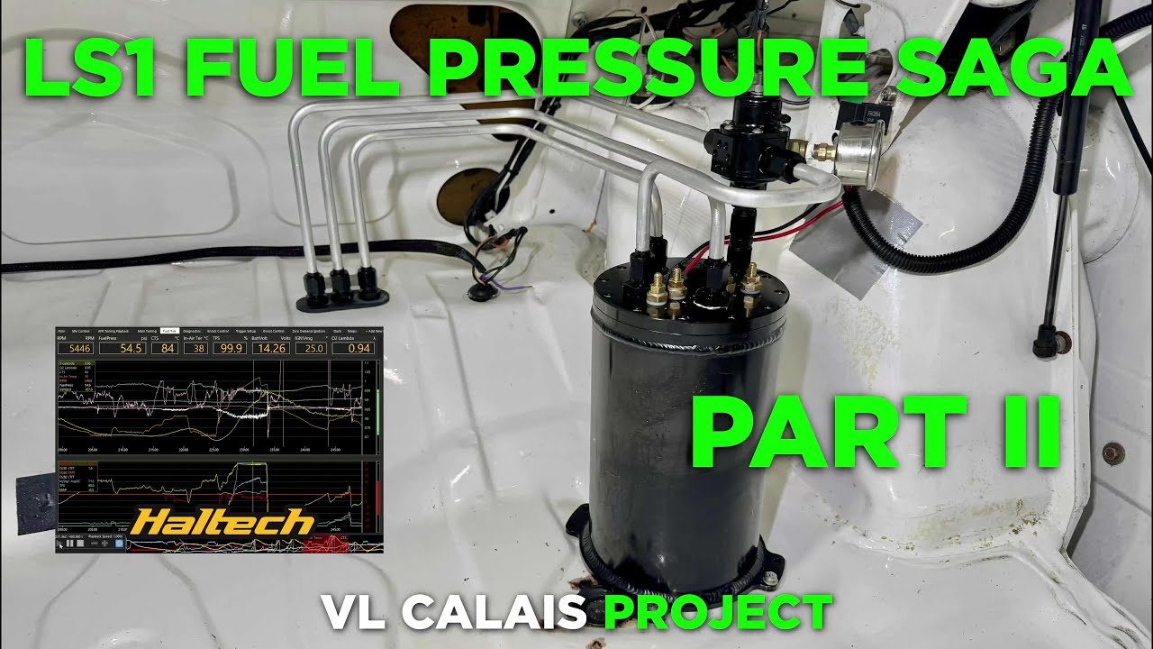 Fuel Pressure Saga Part 2 - Surge Tank Install - LS1 VL CALAIS PROJECT ...