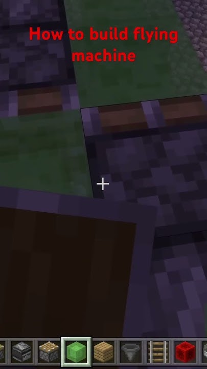 Minecraft flying machine #minecraft #tutorial #flying - YouTube