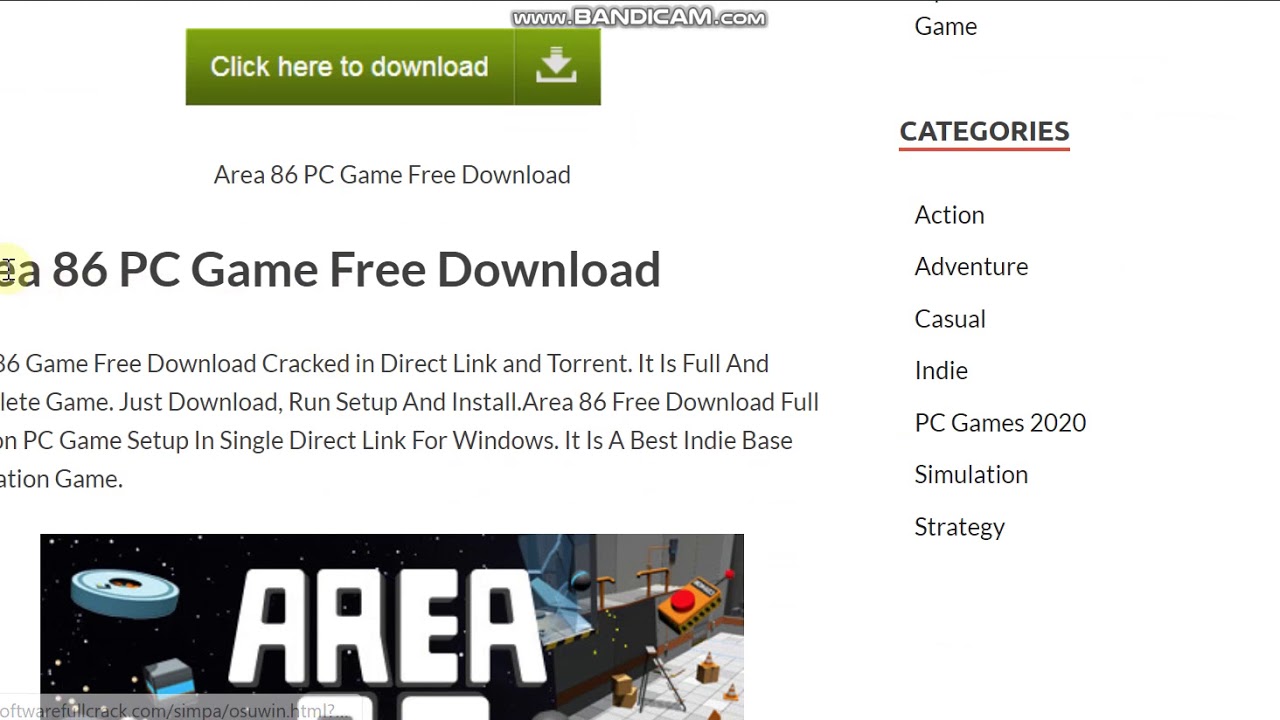 Area 86 PC Game Free Download - YouTube
