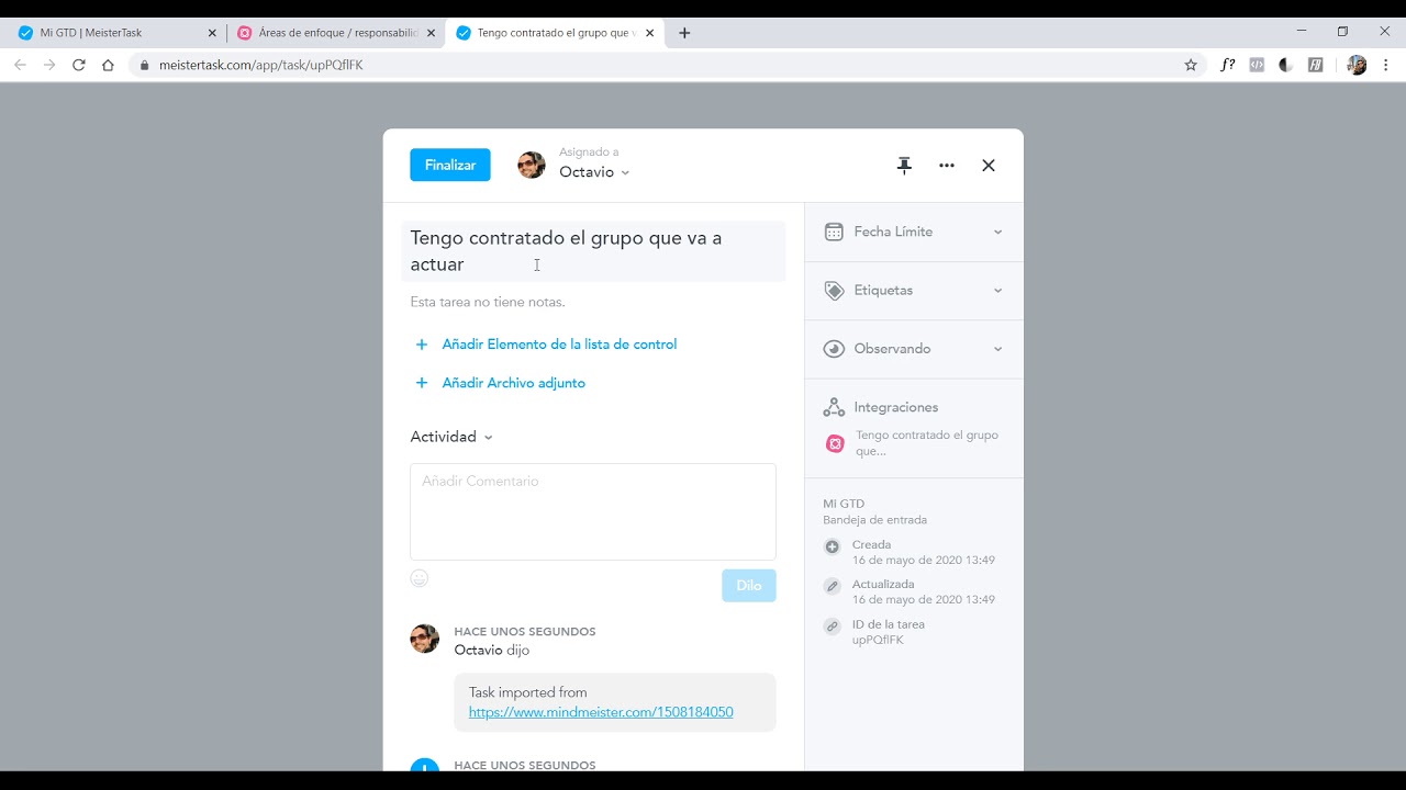 Cómo implementar tu sistema GTD usando mapas mentales con MindMeister y ...