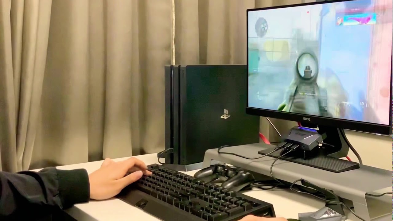 Play COD MW on PS4 using keyboard mouse by Keymander 2 - YouTube