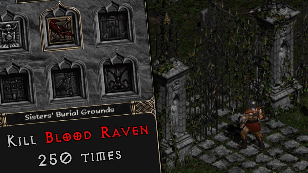 Loot from 250 Blood Raven on Diablo 2 Demo - YouTube