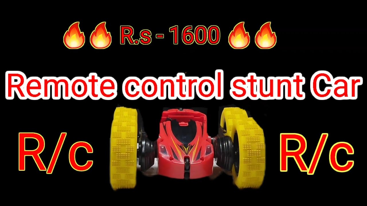 Remote control stunt car unboxing and Testing - YouTube