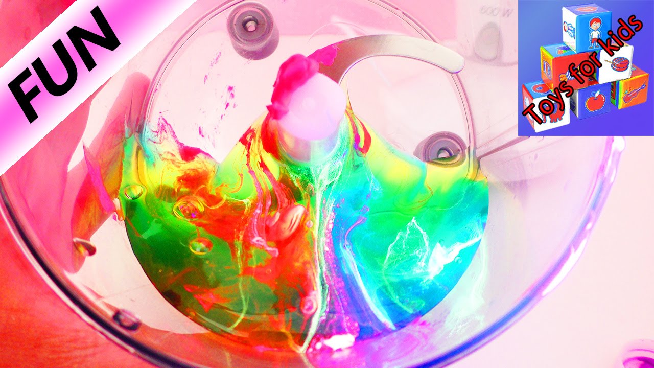 SLIME IN MIXER goo EXPERIMENT - Is this Galaxy Slime? - YouTube