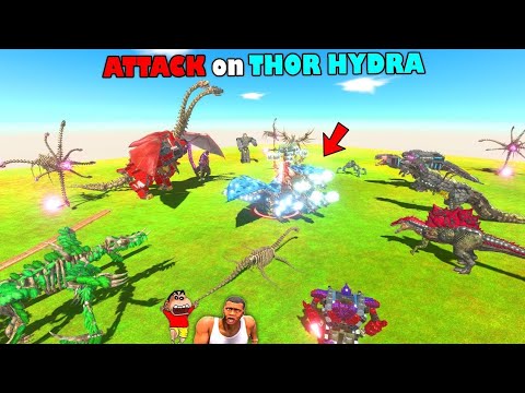 Attack On Thor Hydra || Arbs Mobile | animal revolt battle simulator ...