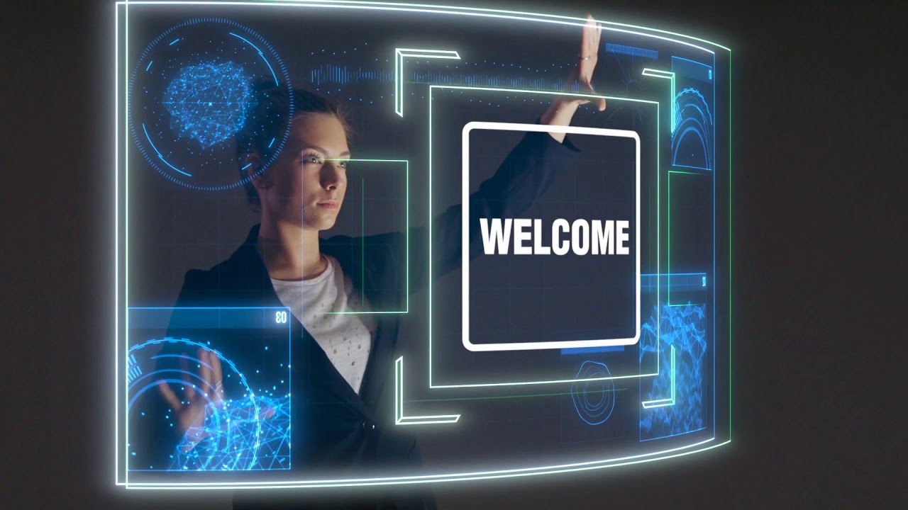 Digital Welcome Screen || Non Copyrighted Video - YouTube