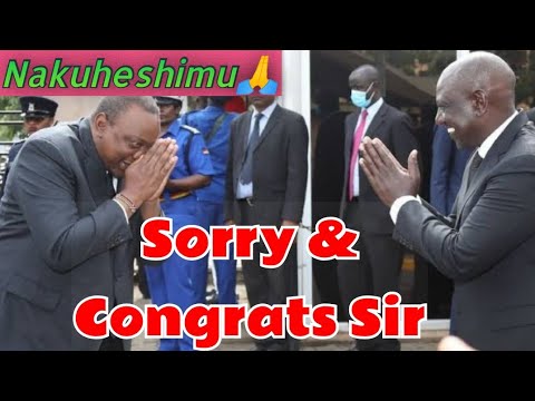 Uhuru Congratulates Ruto For Winning And Apologizes # ...