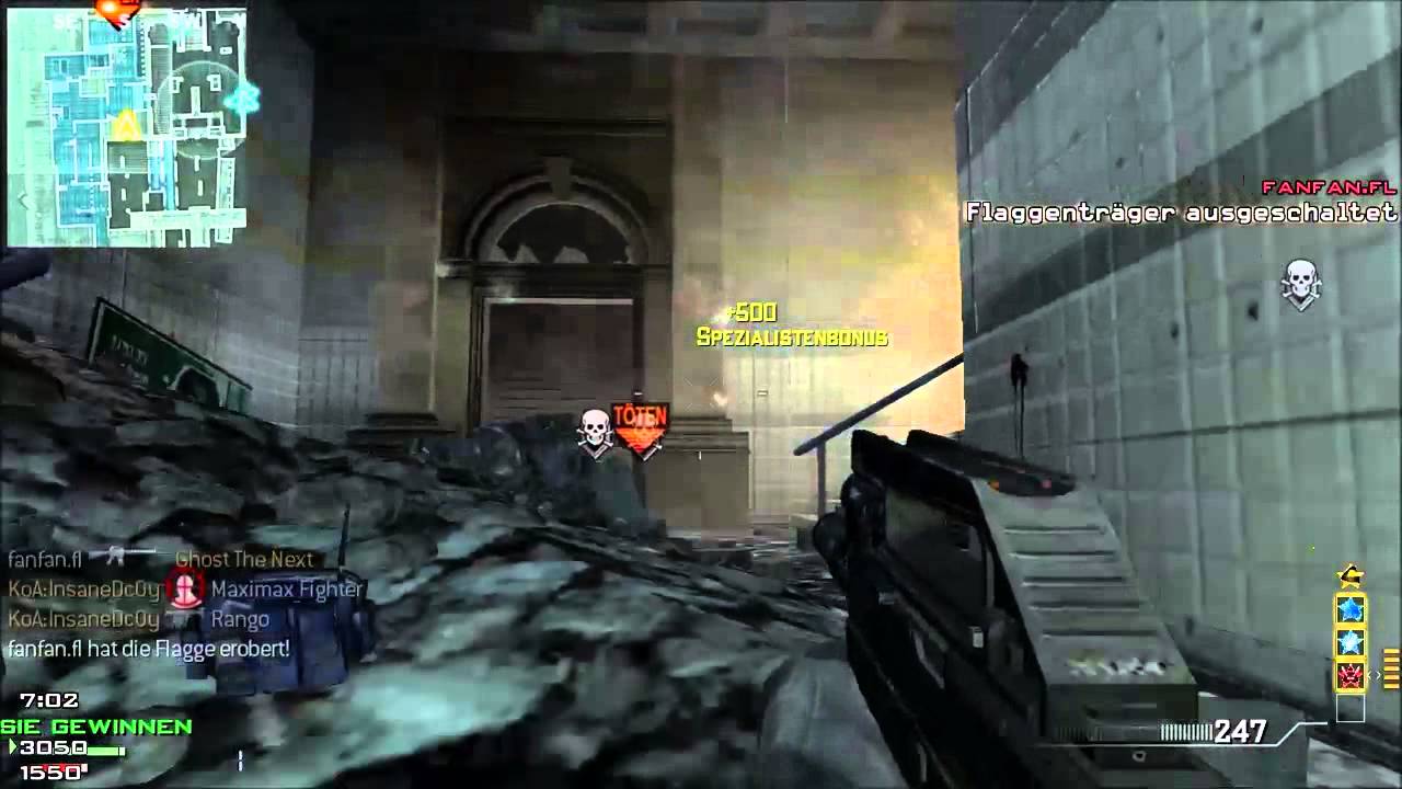 MW3: FMG-9 Silencer MOAB on Underground in Teamdefender - YouTube